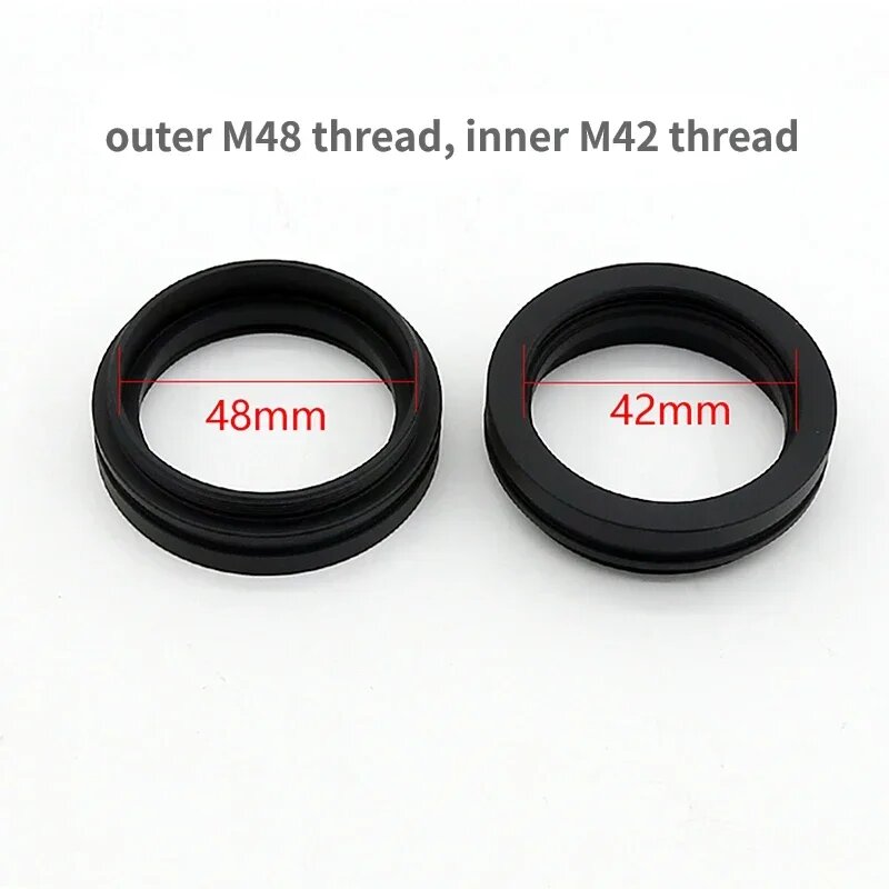 Адаптер M48-M42/M52, OD 48mm to IN 42mm