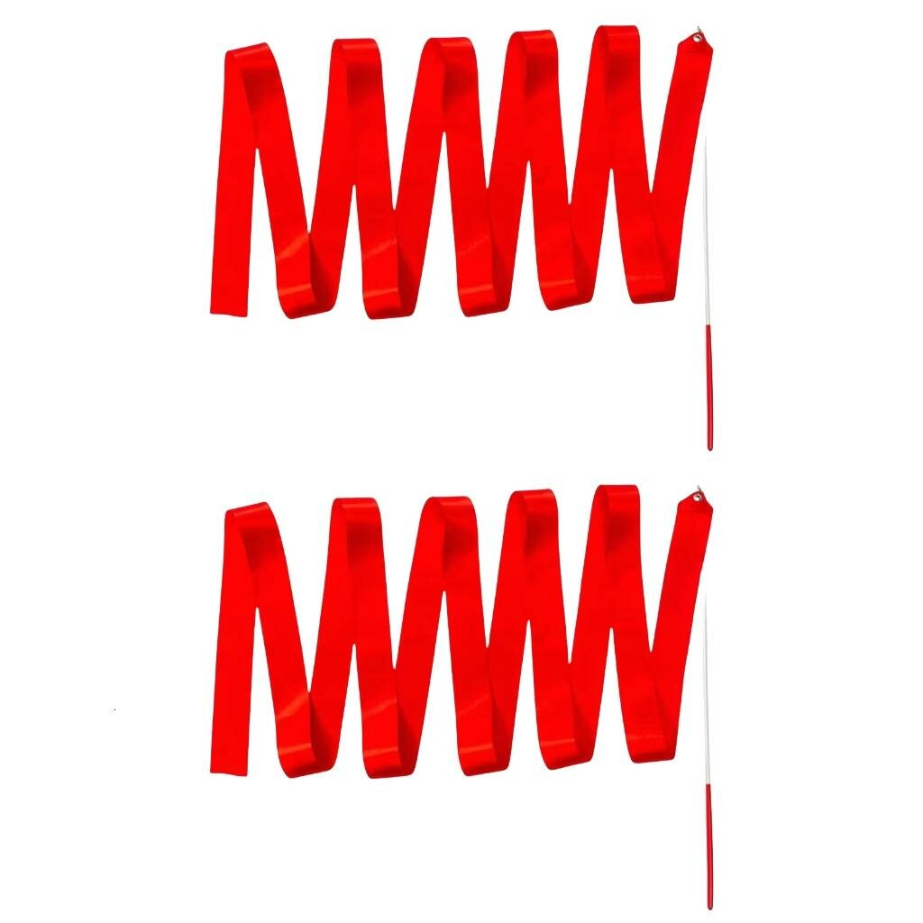 Гимнастические ленты для детей, красный