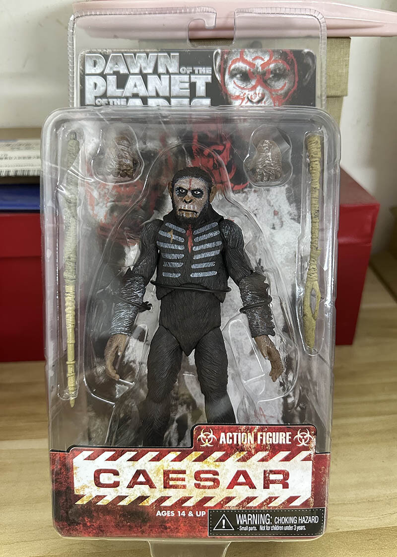 Подвижная фигурка NECA Planet of the Apes Rise of the Planet of the Apes Caesar King Kong Orangutan Maurice