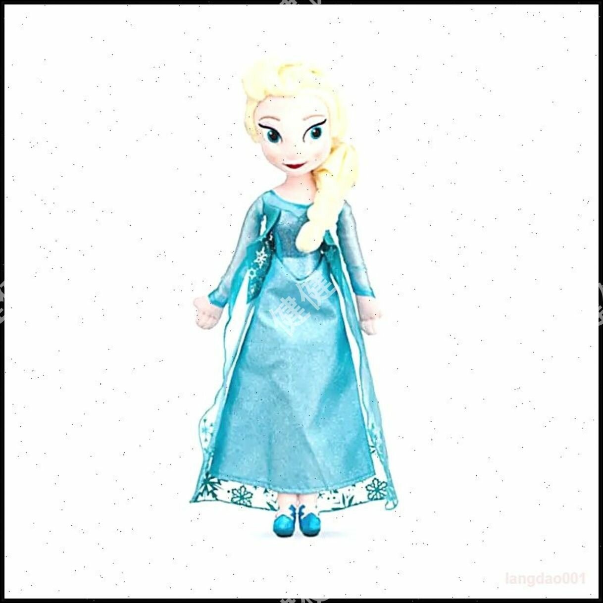 Эксклюзивные куклы Эльза и Анна 40 см из Disney Холодное сердце, созданные для детских игр, отличаются мягкостью и веселым видом.