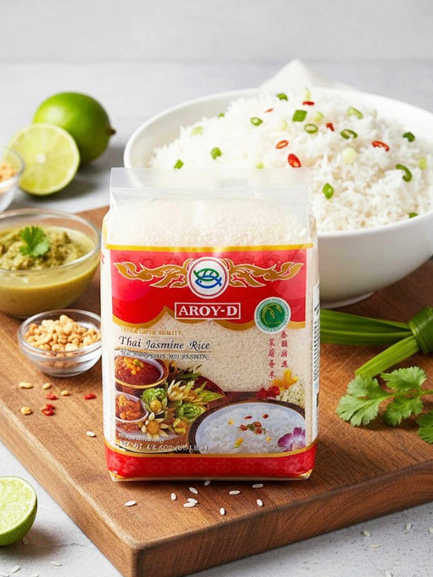 Арой-Ди (Aroy-D) Рис тайский белый Жасмин 4,5 кг