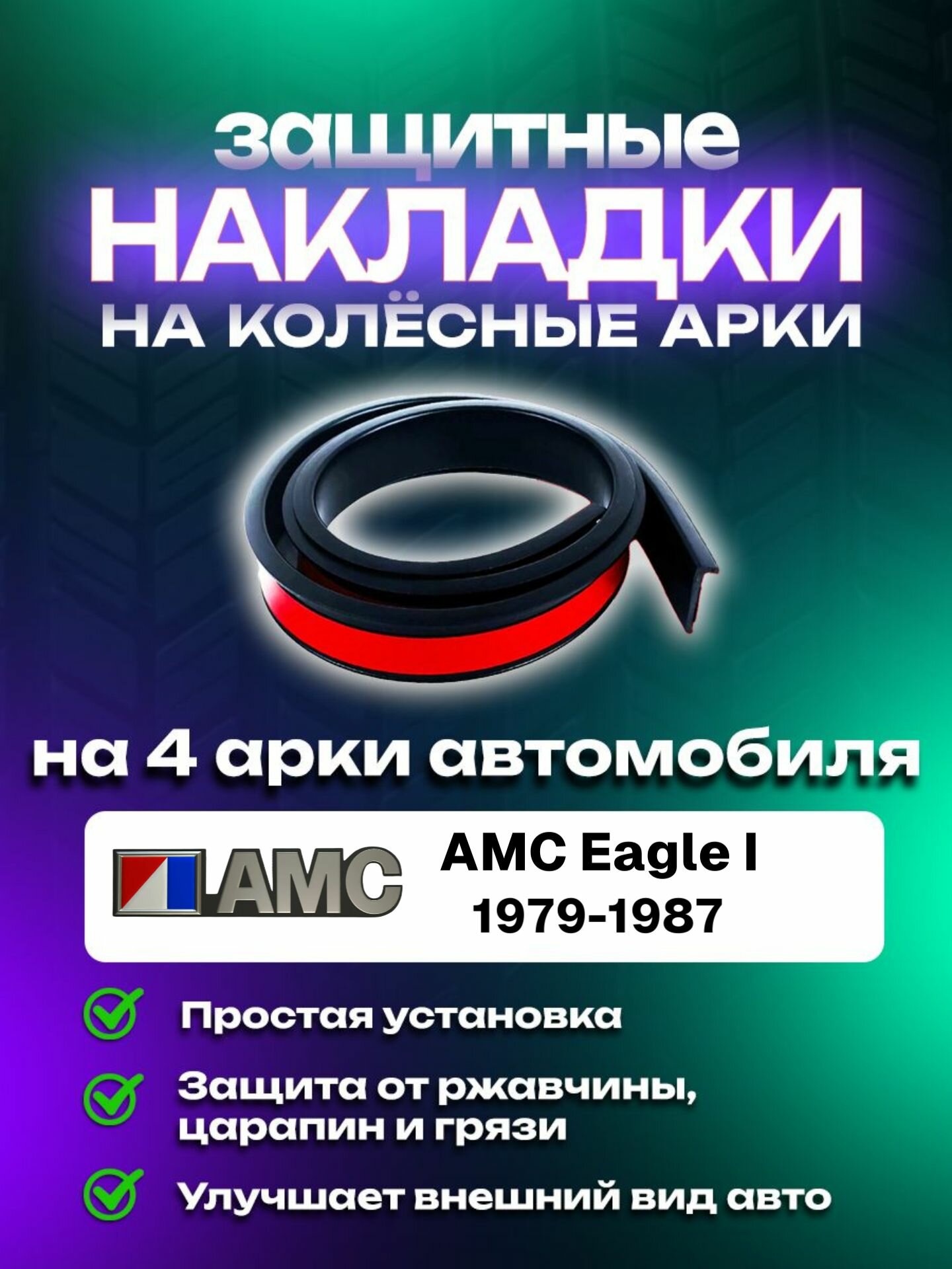 Накладки на арки AMC Eagle I (1979-1987)/ АМC Игл 1 поколение
