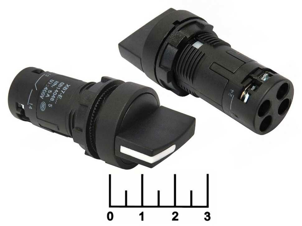Выключатель 400/5 400V 5A XB7-ED21 2-х позиционный