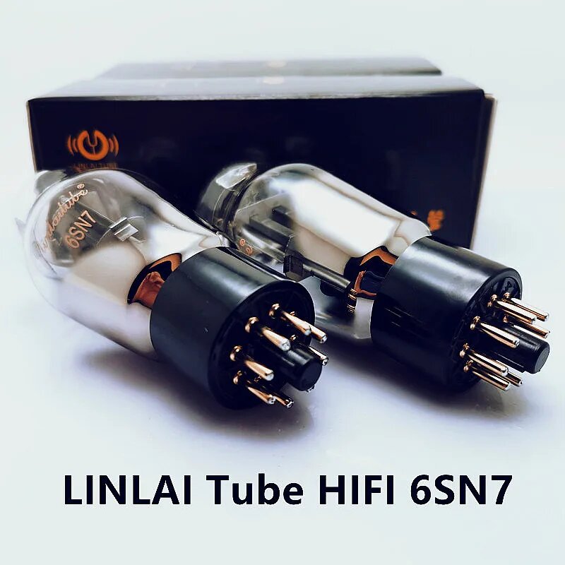 LINLAI 6SN7 Электронный ламповый усилитель, 4pcs Matched Quad, Цвет: 4pcs Matched Quad