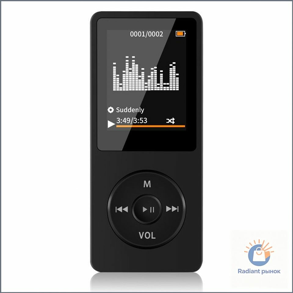MP3-плеер 64 ГБ, черный