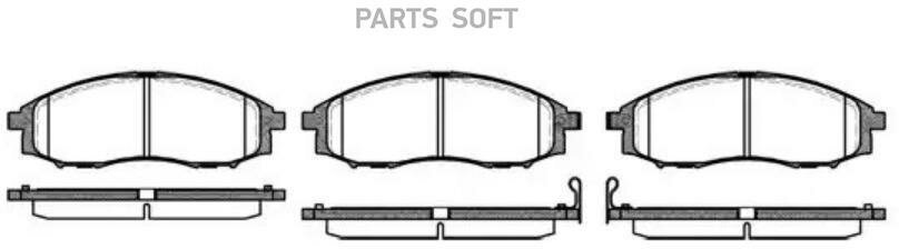 ROAD HOUSE 274802 Колодки торм. дисковые Pick-up ()