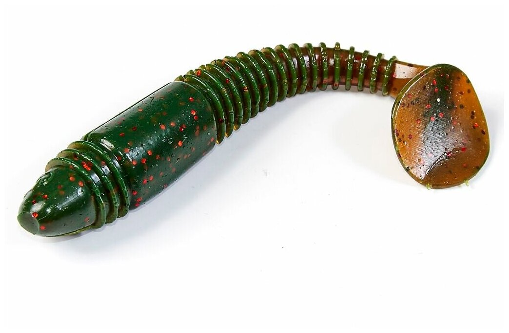 Виброхвосты съедобные LJ Pro Series TIOGA FAT 3.9in (10.00)/PA16 5шт.