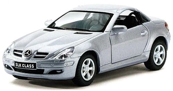 Машинка модель Mercedes-Benz SLK-CLASS металлическая в короб Kinsmart KT5095W