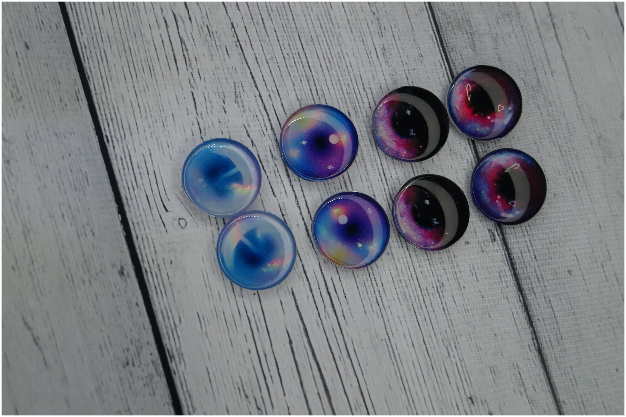 Глазки для кукол 14 мм стеклянные для Блайз