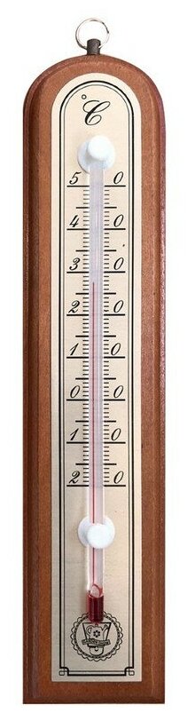 Термометр комнатный 3,9х18,8см, светлое дерево (466106)