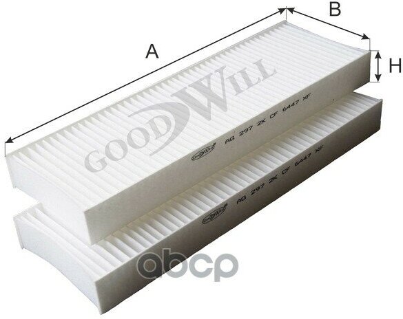 Фильтр салона AG2972KCF Goodwill арт. AG2972KCF