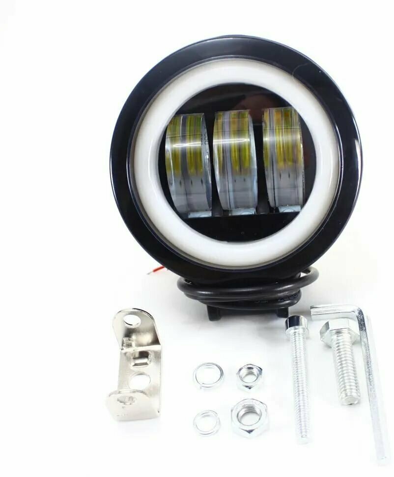 LED Фара арктика 3 линзы 2 режима света для электросамоката / велосипеда