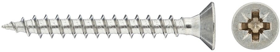 Саморезы универсальные 35x4,0 мм нержавеющая сталь (10 шт.)