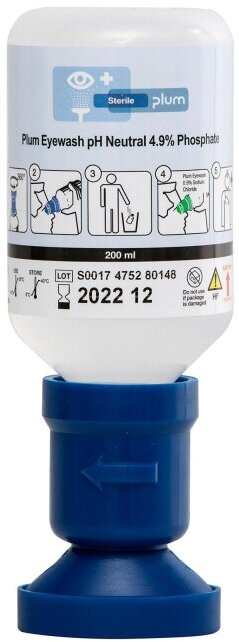 Средство д/промывки глаз от кисл и щелоч Plum pH Neutral 200мл 4752 (6427)