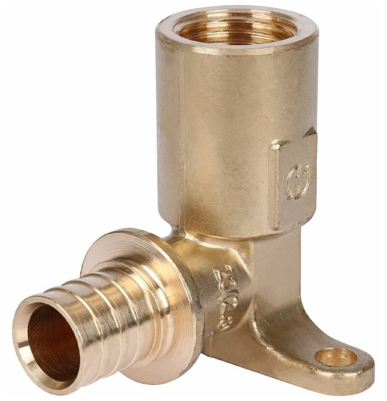 Водорозетка 20 x 1/2" ВР аксиальная с длинным патрубком для труб PE-X STOUT