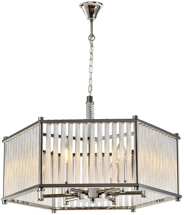 Подвесная люстра iLamp Rich P9509-6 Nickel