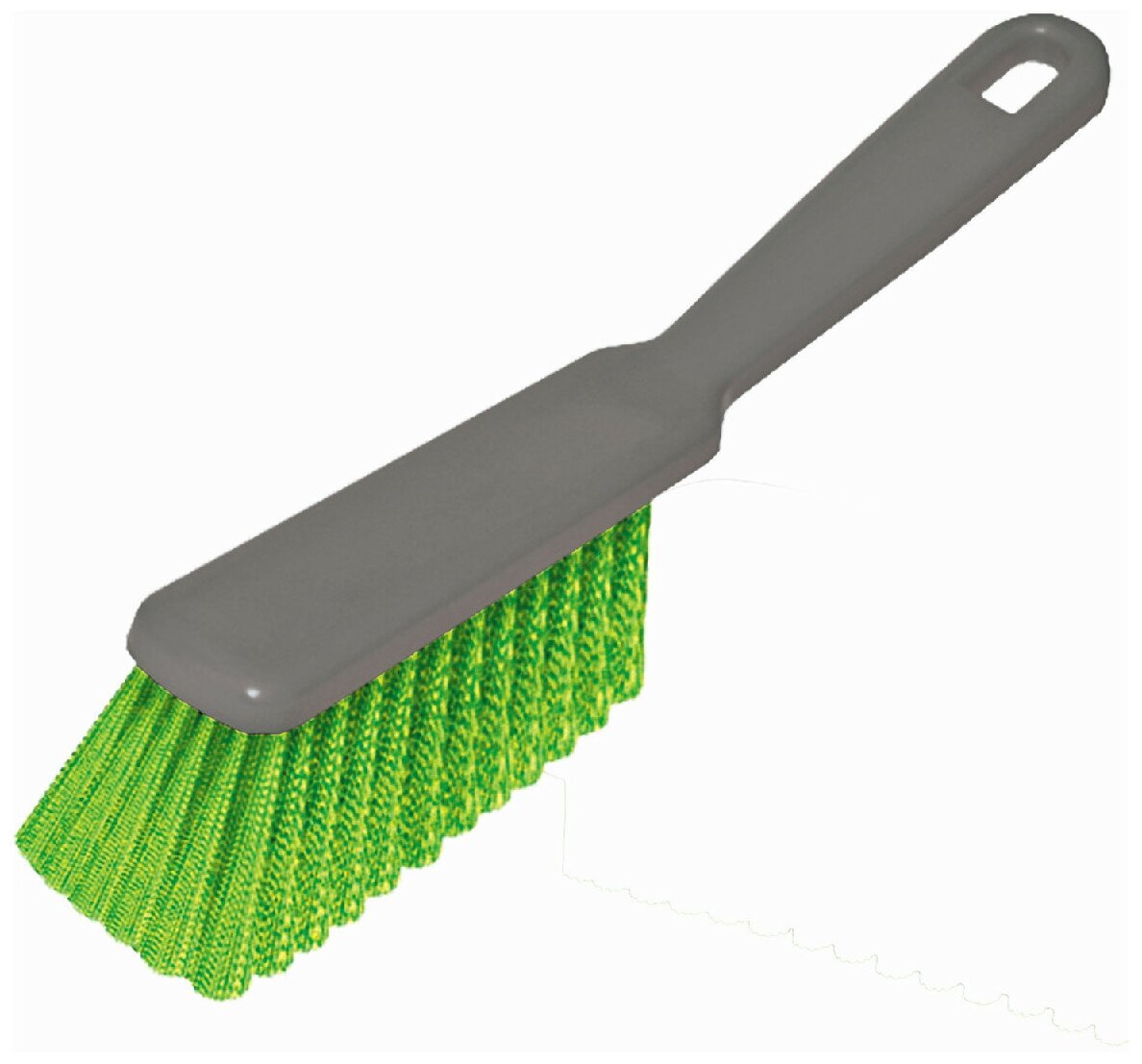 Щетка-сметка для уборки, ручка 16 см, длина щетины 5 см, ширина 4 см, пластик, цвет YORK, 60010