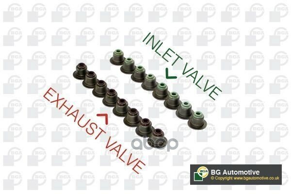 Набор уплотнений, шток клапана Bga арт. VK6371