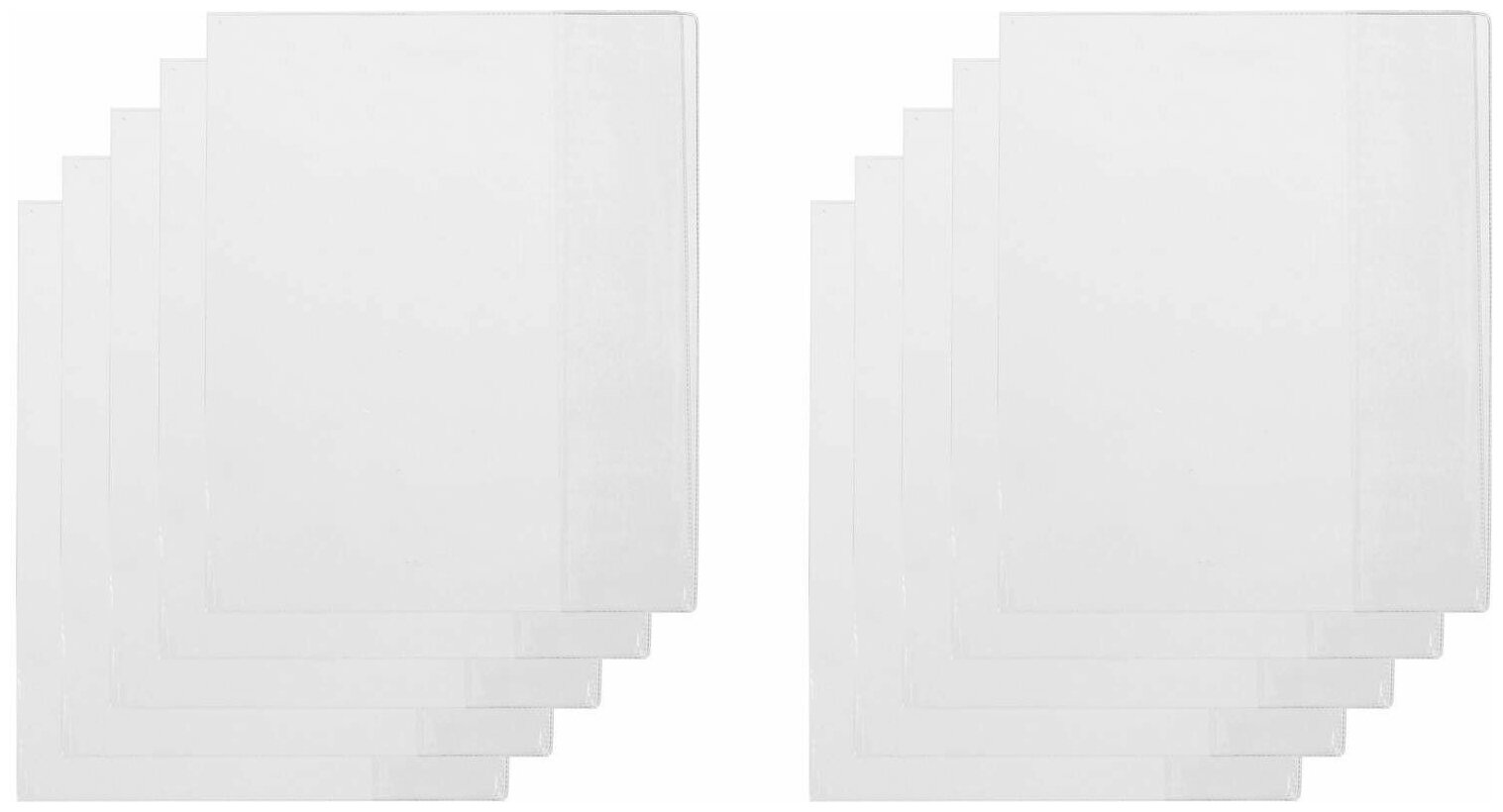 №1 School Набор обложек для учебников, 5 шт, 267х420 мм, 110 мкм, 2 шт