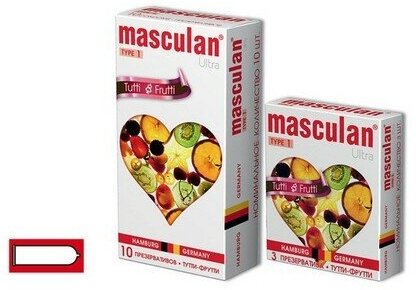 Презервативы Masculan Ultra тип 1 (тутти-фрутти , 10 шт.)