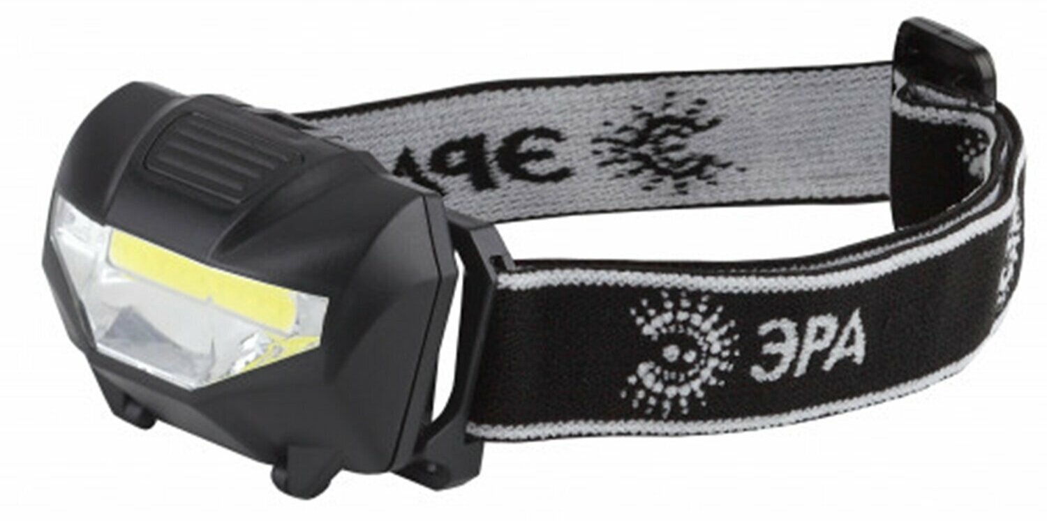 Фонарь налобный Эра 3 Вт COB, 3 режима, сенсорная кнопка, питание 3хААА, не в комплекте, GB-501