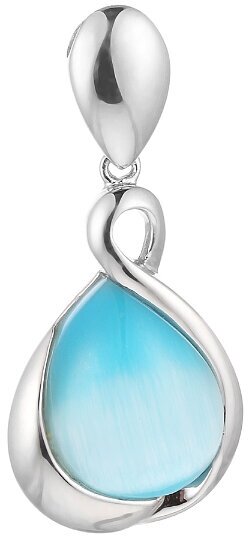 Подвеска, серебро, 925 проба, стекло