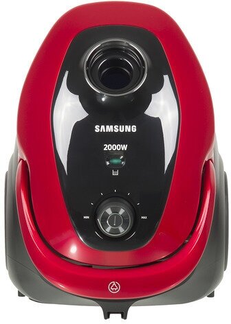 Пылесос Samsung VC20M257AWR/EV, 2000Вт, красный