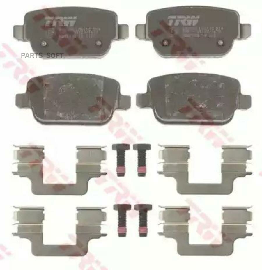 TRW GDB1708 Колодки задние LAND ROVER Freelander 2.2TD/2.3 2/06->;