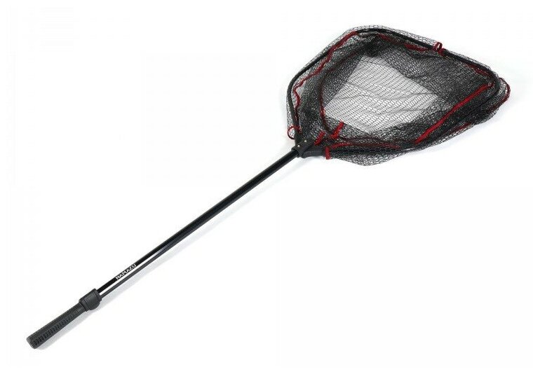 NP-NKNP45-200 Подсачек складной телескопич. Namazu Pro NoKnot Net PVC, L- 200 см, овальный обод 55х45 см, PVC