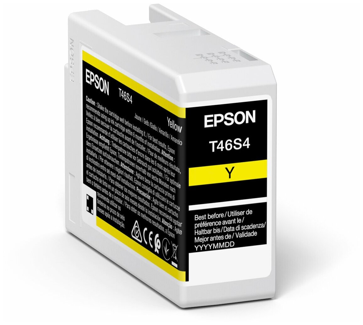 Картридж Epson Singlepack Yellow T46S4 UltraChromePro10 ink ink 25ml C13T46S400
