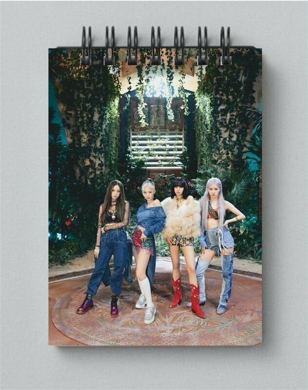 Блокнот Bugrikshop принт А6 "БлэкПинк, Blackpink" - BР0005