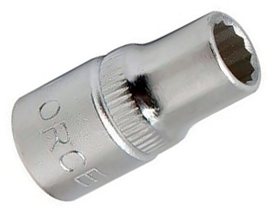 Головка торцевая ROCKFORCE RF-52906, 1/4", 6мм, 12 граней, хром-ванадиевый сплав