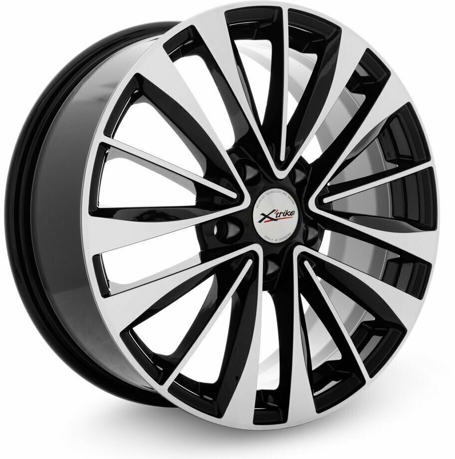 Диск колёсный X-126 7.0x17 5x114.3x66.1 ET40 BK/FP, арт.14805AX