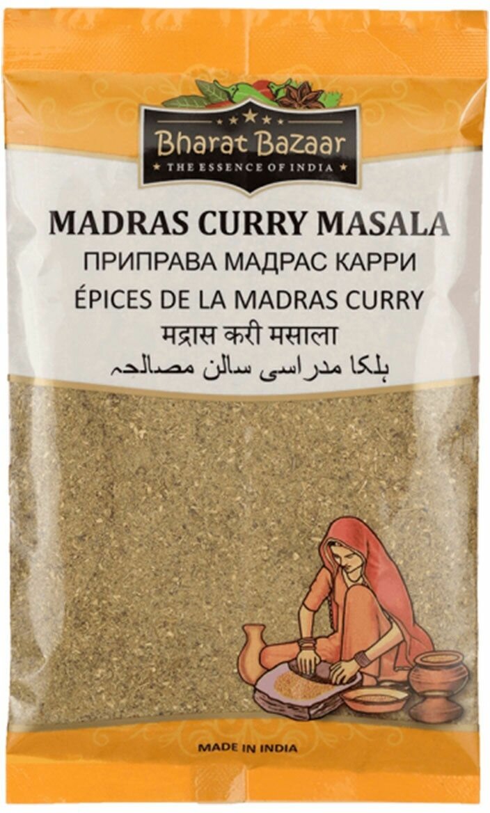 MADRAS CURRY MASALA, Bharat Bazaar (Приправа мадрас карри масала, Бхарат Базар), 80 г.