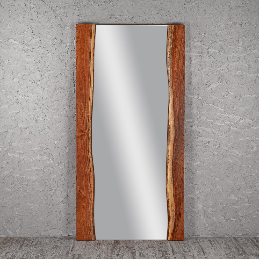 Зеркало настенное в деревянной раме интерьерное, Decor of today, 200х100 см