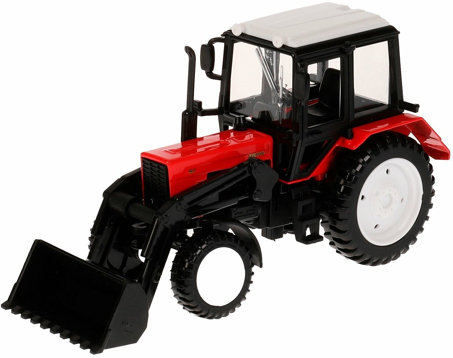 Модель машины Технопарк Трактор МТЗ Беларус, красный ВЕLАRUS-11-RD