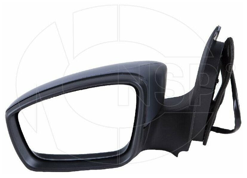Зеркало левое VOLKSWAGEN Polo V sedan (09-20) (эл, обогр.) (в сборе с крышкой), NSP NSP086RU857507P9B9