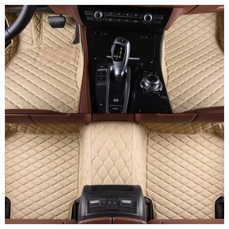 Ковры Land Rover Range IV c 12г. Кожа (новый дизайн) Бежевый