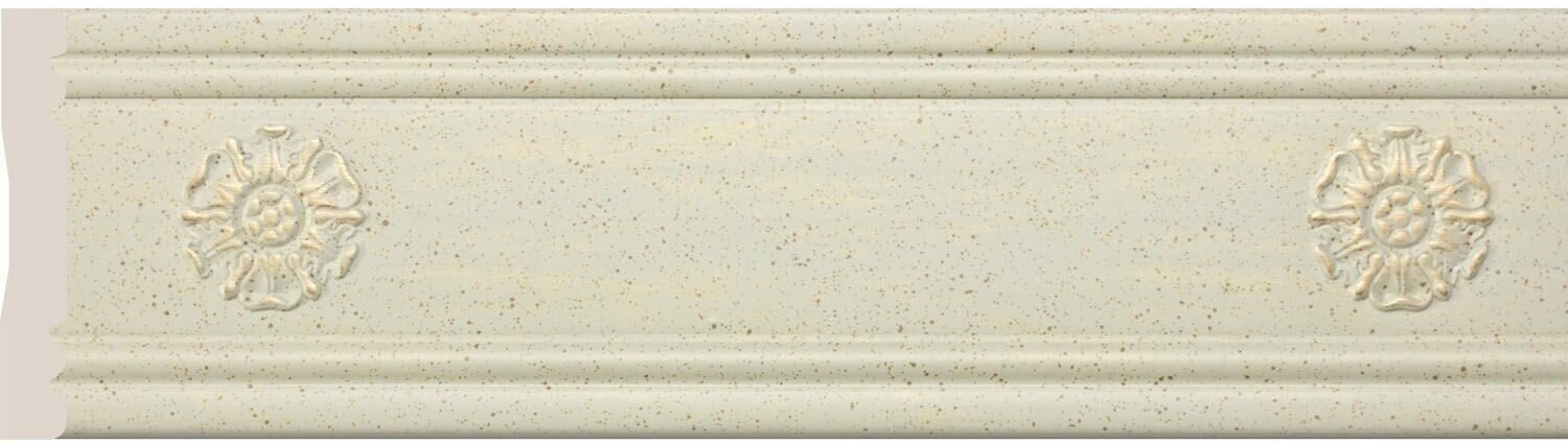 Молдинг Cosca 80-5, белый, влагостойкий, клеевой монтаж, длина 2.4 м. Набор 6шт.