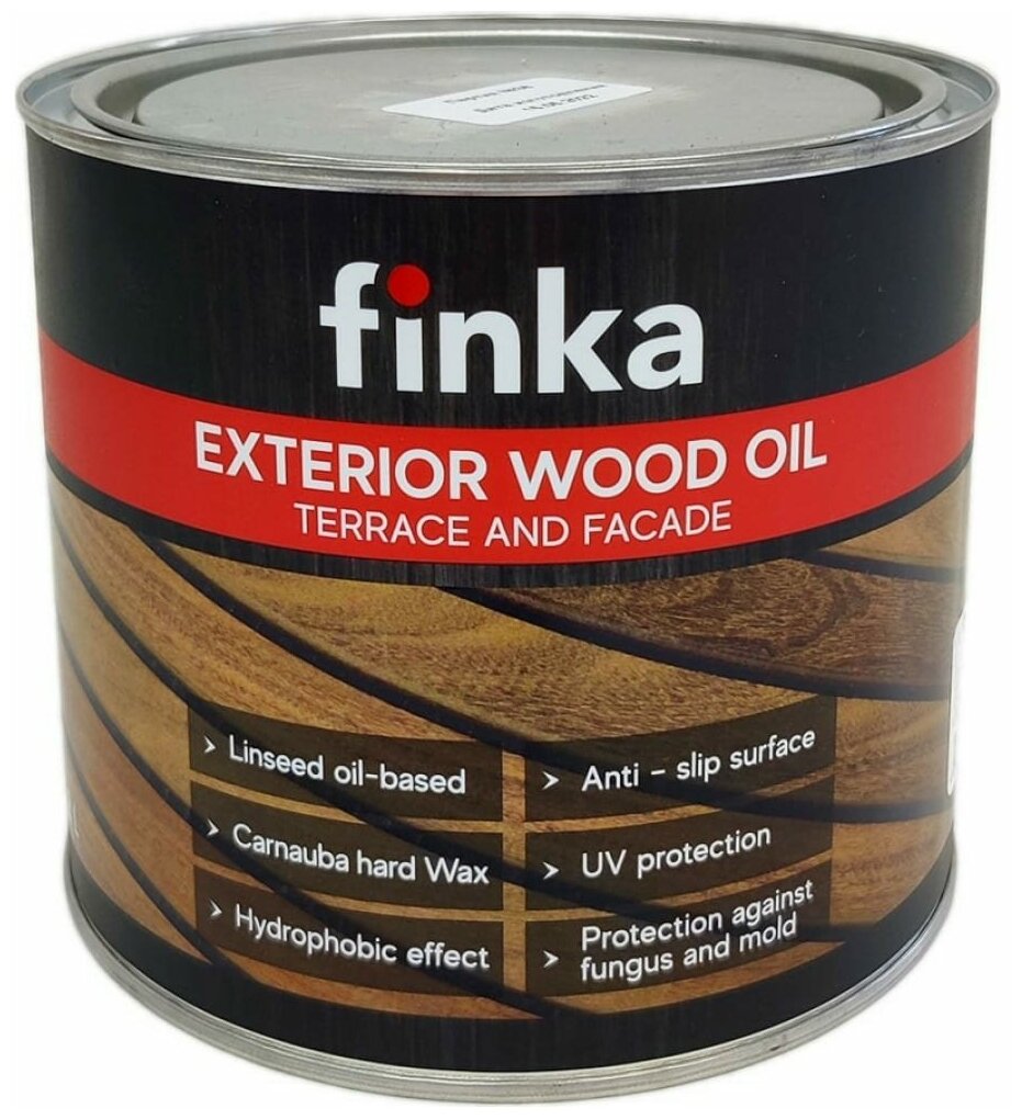 Масло для террас и фасадов Finka Exterior Wood Oil Natural