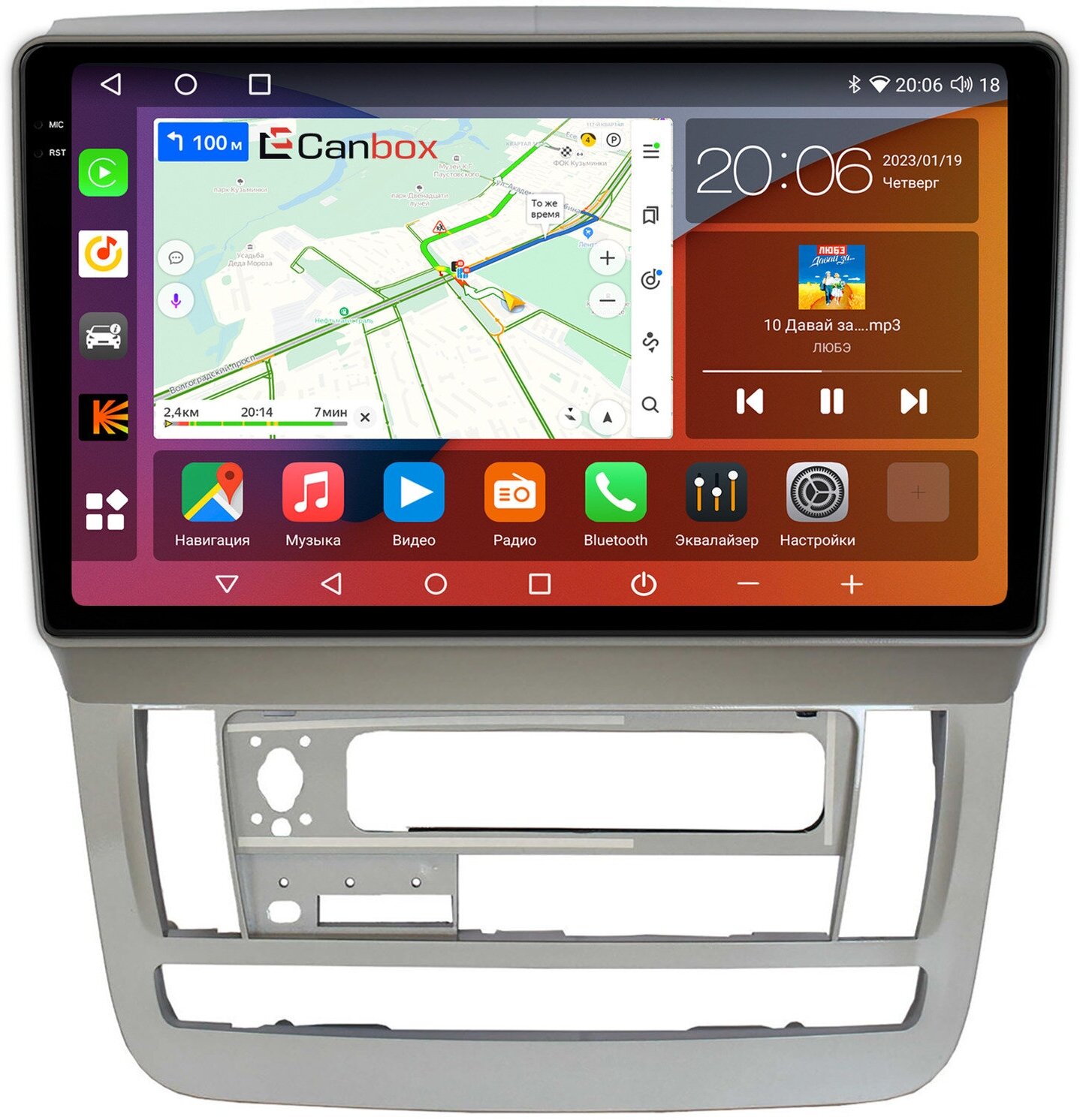 Штатная магнитола Canbox EVO 2K 5816-9239 Toyota Alphard 2002-2005 (Тип 1) Android 14 (4G-SIM, 8/256, DSP, QLed, AI, 360)