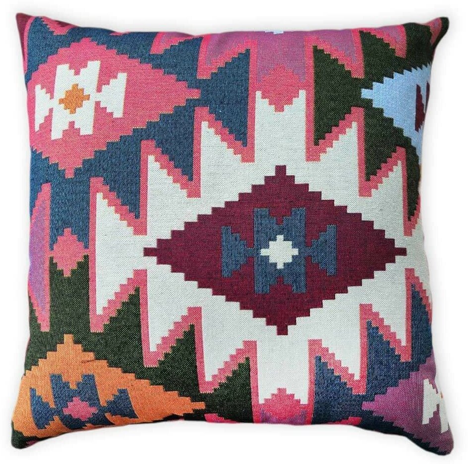 Подушка декоративная из гобелена Дакота, 45х45см, наволочка с молнией