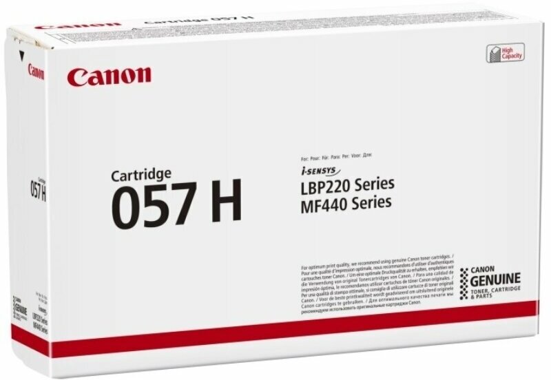 Картридж лазерный Canon 057 H BK 3010C002 чер. пов. емк. для MF443dw/LBP223dw, 1118766