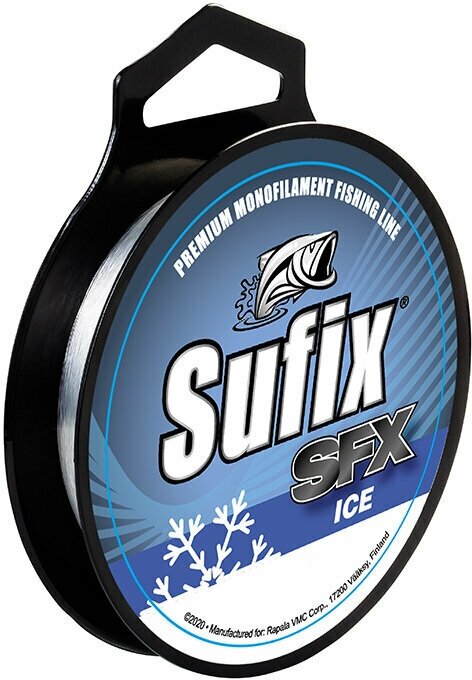 Леска зимняя SUFIX SFX Ice 100 м прозрачная 0,20 мм 3.3 кг
