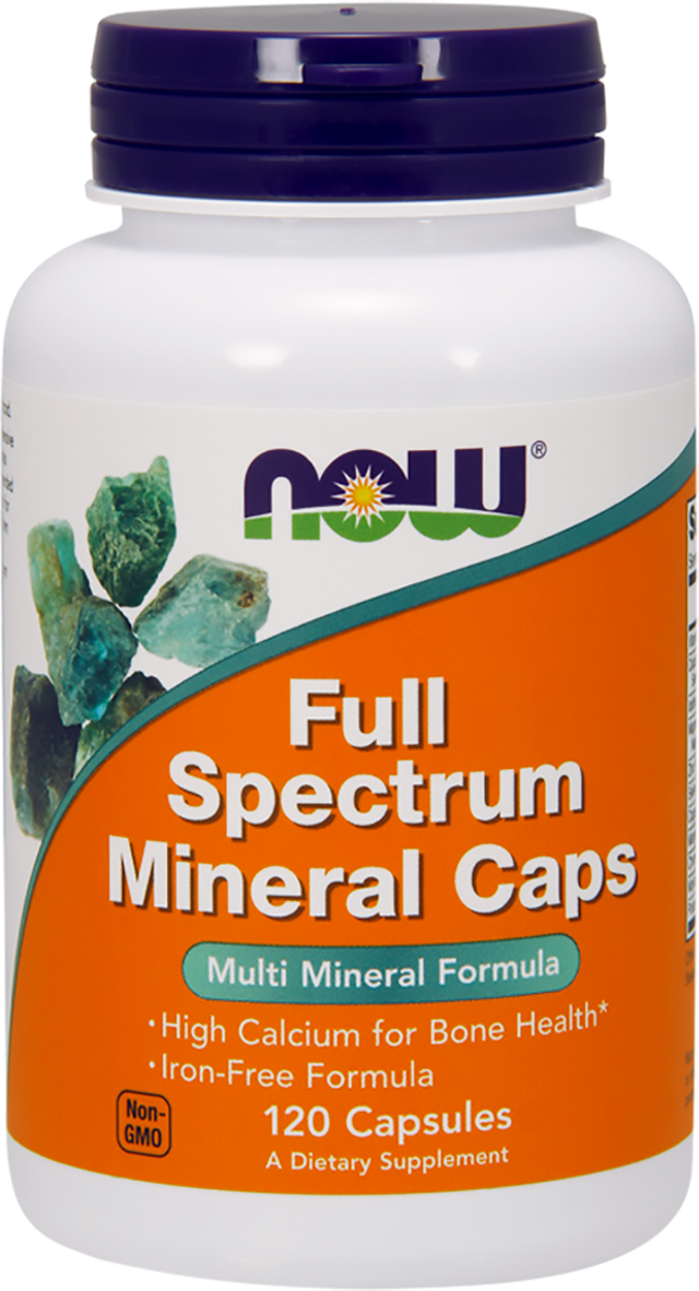 Полный спектр минералов, 120 капсул, NOW