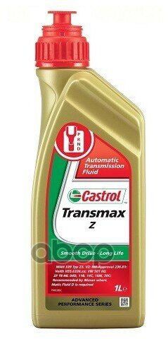 Масло трансмиссионное Castrol Transmax ATF Z, 1л На складе Castrol арт. 1585A5