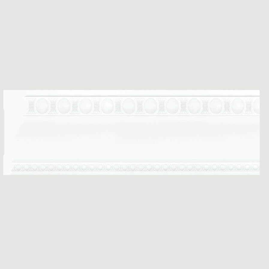 Молдинг, плинтус потолочный 90х25х2400мм, белый МАТ, Cosca. Набор 4шт.