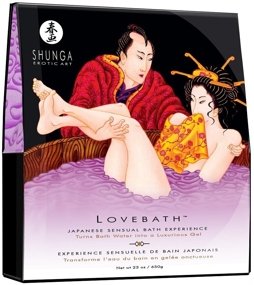 Порошок для принятия ванны LOVEBATH Чувственный лотос 650 гр