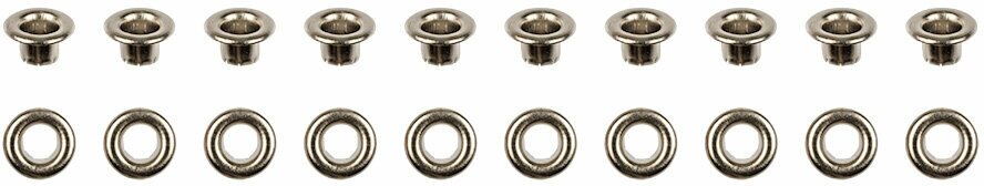 "Mr.Painter" BRD06 Набор люверсов 20 шт. 03 под серебро