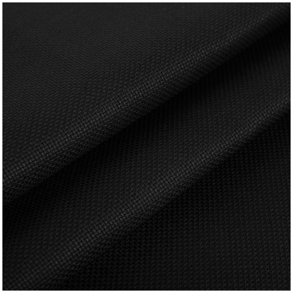 K16 "Gamma" Aida №16 цв. Фасовка 100% хлопок 150 x 100 см ± 2 см чёрный